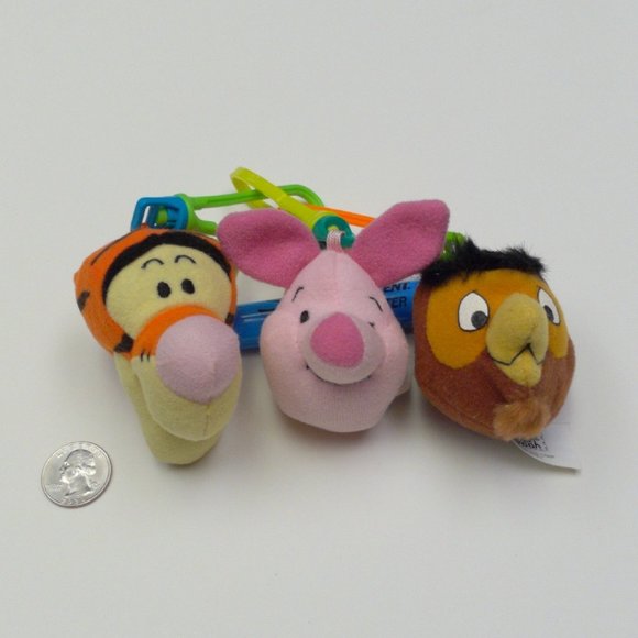 McDonald's | Toys | Winnie The Pooh Mcdonald Keychain Plush Lot Of 3 ...